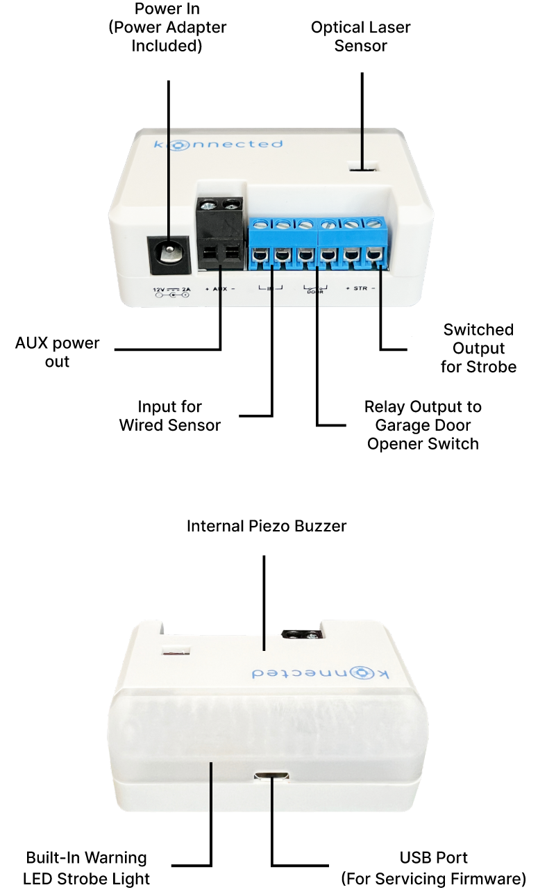 Konnected Smart Garage Door Opener - White (v2) - Installation and ...